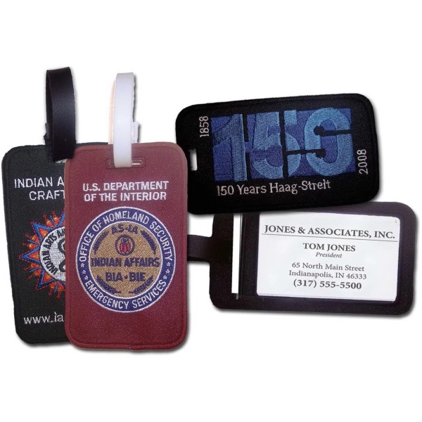 Embroidered Luggage Tags – AEF Emblem